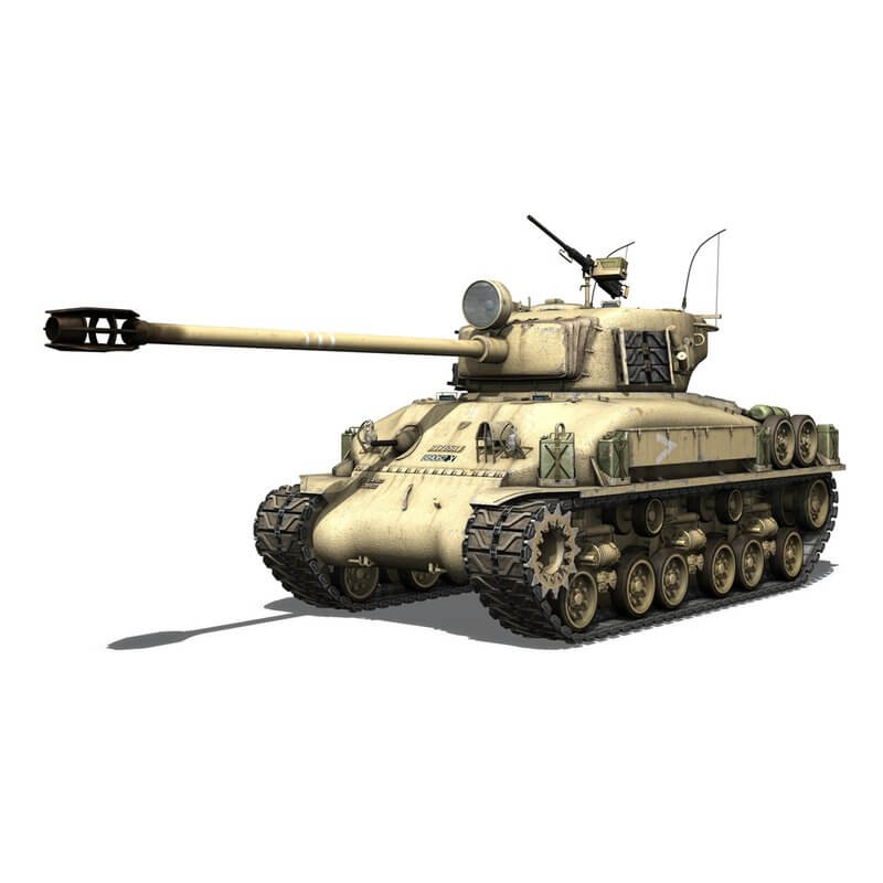M51 Israel Super Sherman - 21 3D Model by panaristi