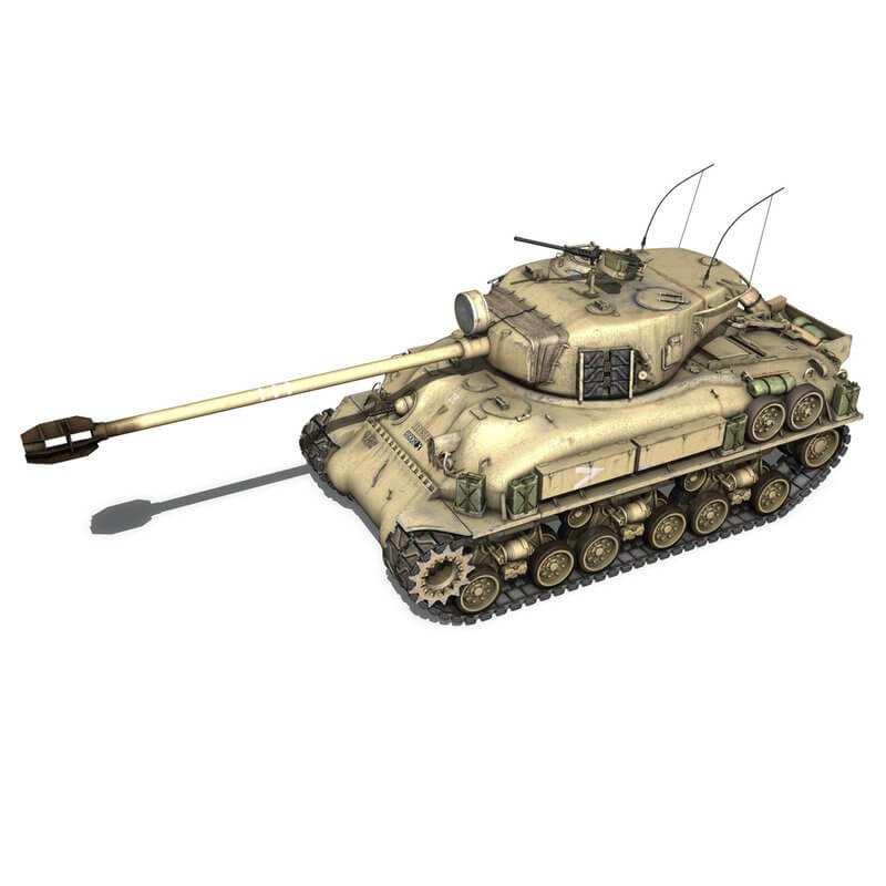 M51 Israel Super Sherman - 21 3D Model by panaristi