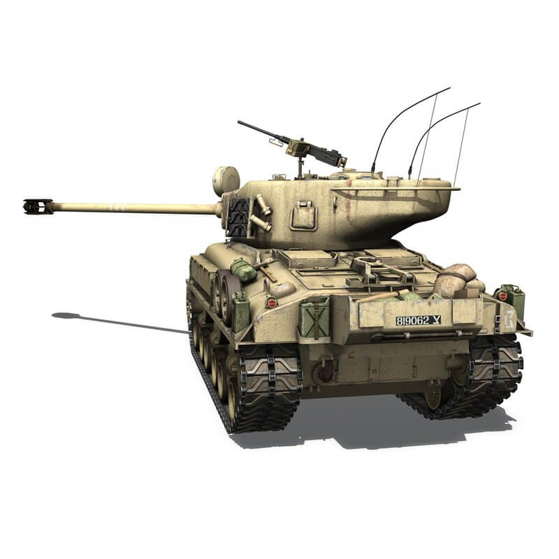 M51 Israel Super Sherman - 21 3D Model by panaristi