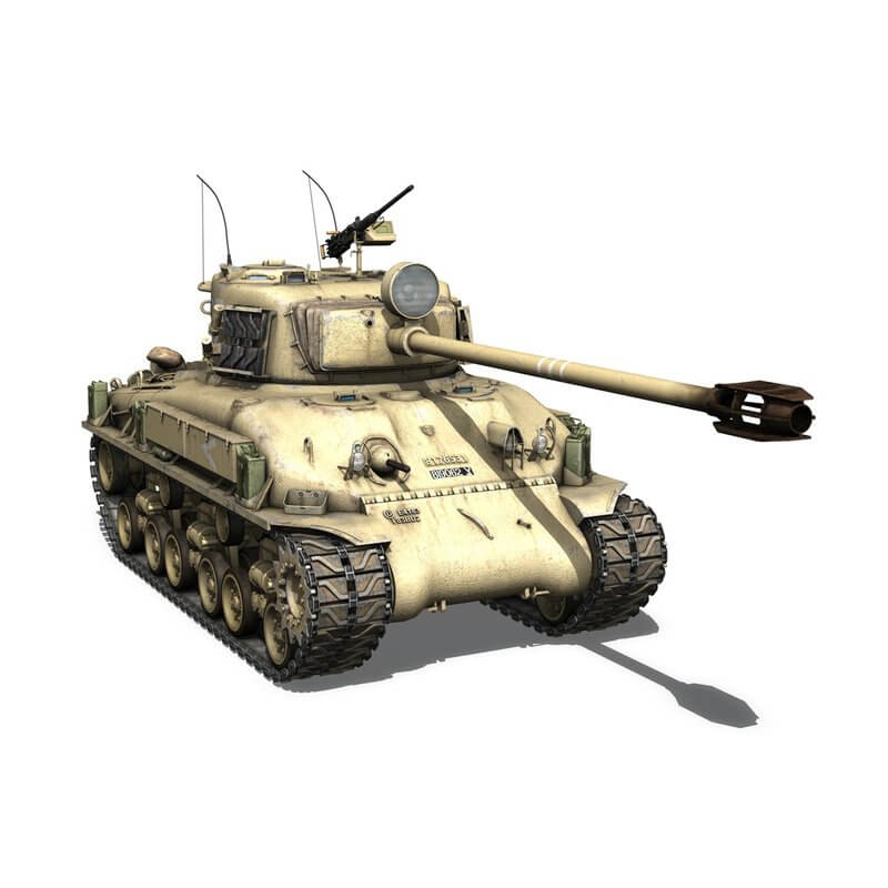 M51 Israel Super Sherman - 21 3D Model by panaristi