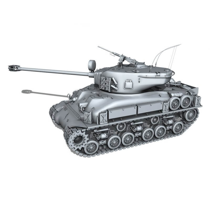 M51 Israel Super Sherman - 21 3D Model by panaristi