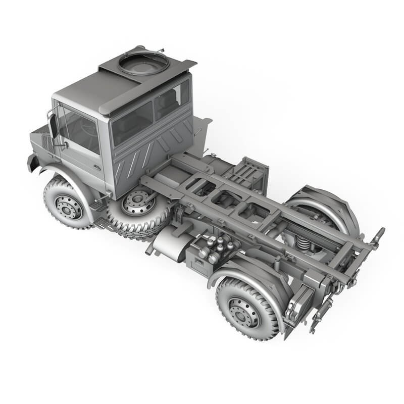 Mercedes Benz Unimog U1300L - 3D Model by panaristi