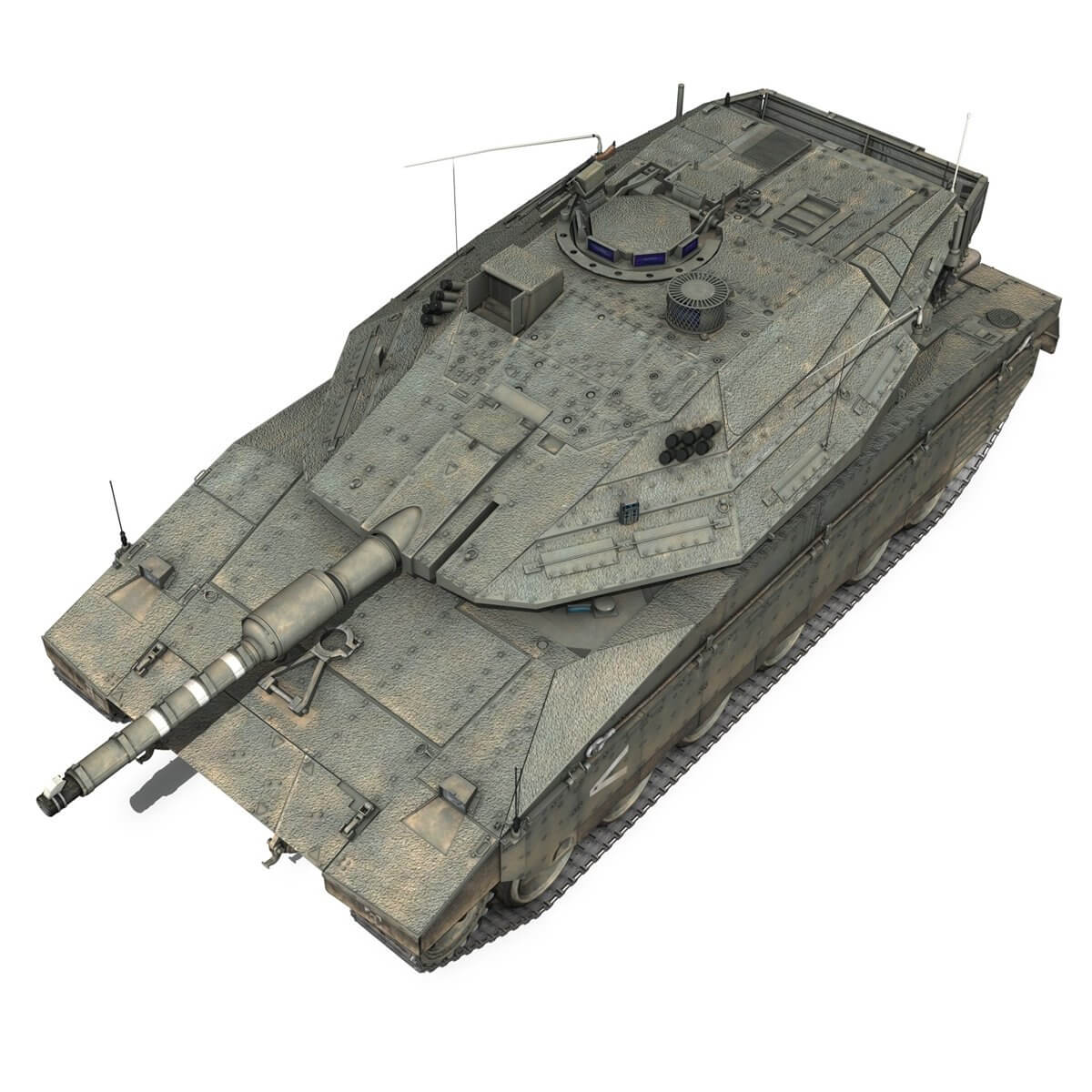 Merkava IV - Israel Defense Forces 3D Model by panaristi