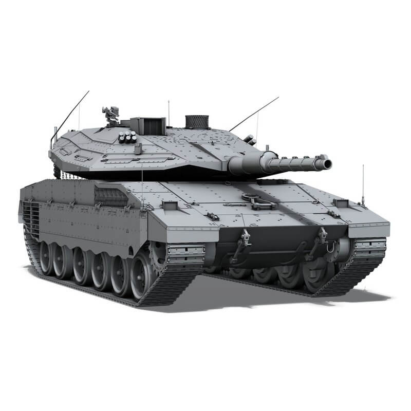 Merkava IV - 3D Model by panaristi