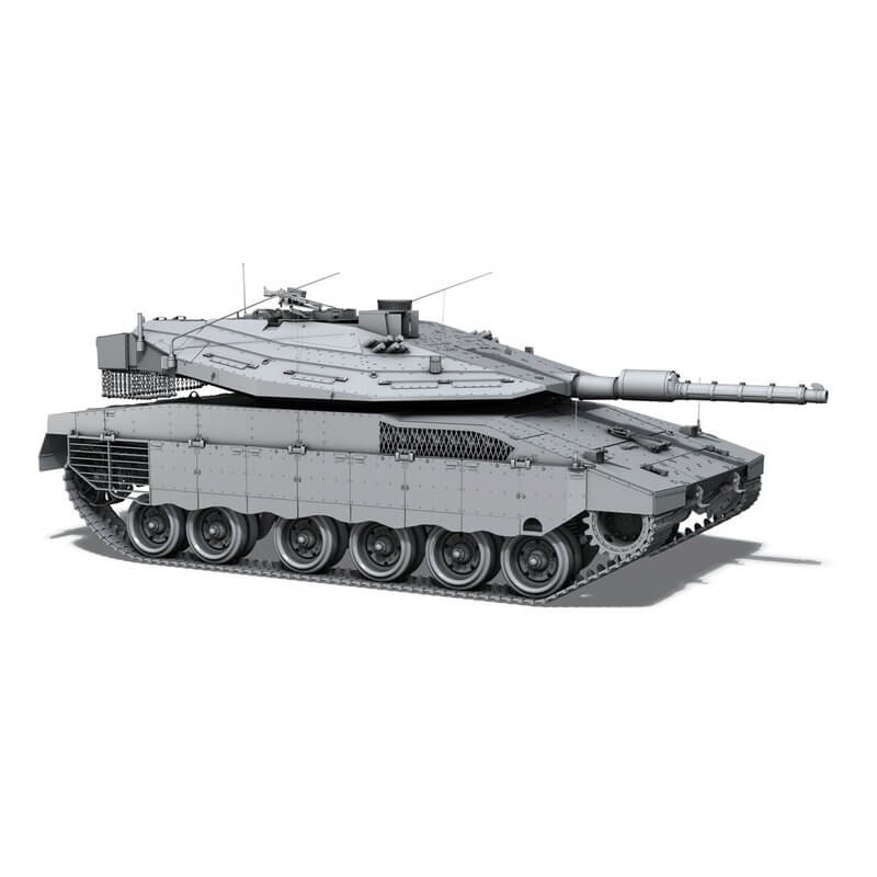 Merkava IV - 3D Model by panaristi