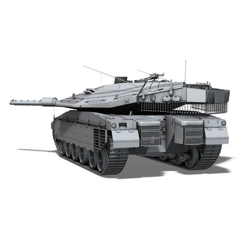 Merkava IV - 3D Model by panaristi