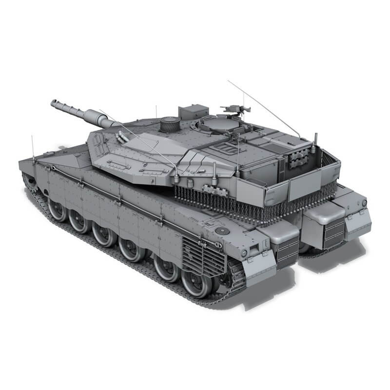 Merkava IV - 3D Model by panaristi