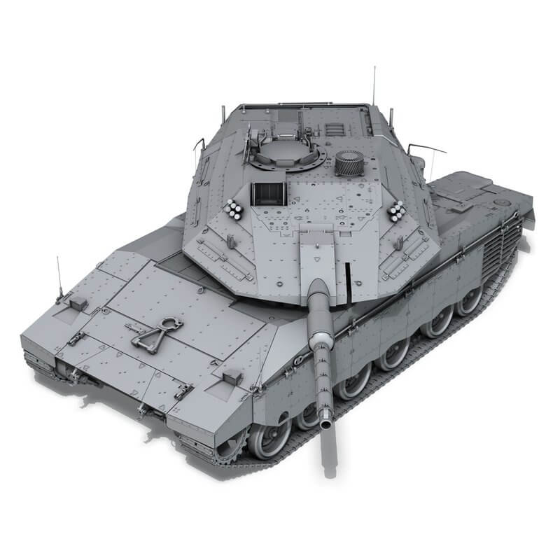 Merkava IV - 3D Model by panaristi