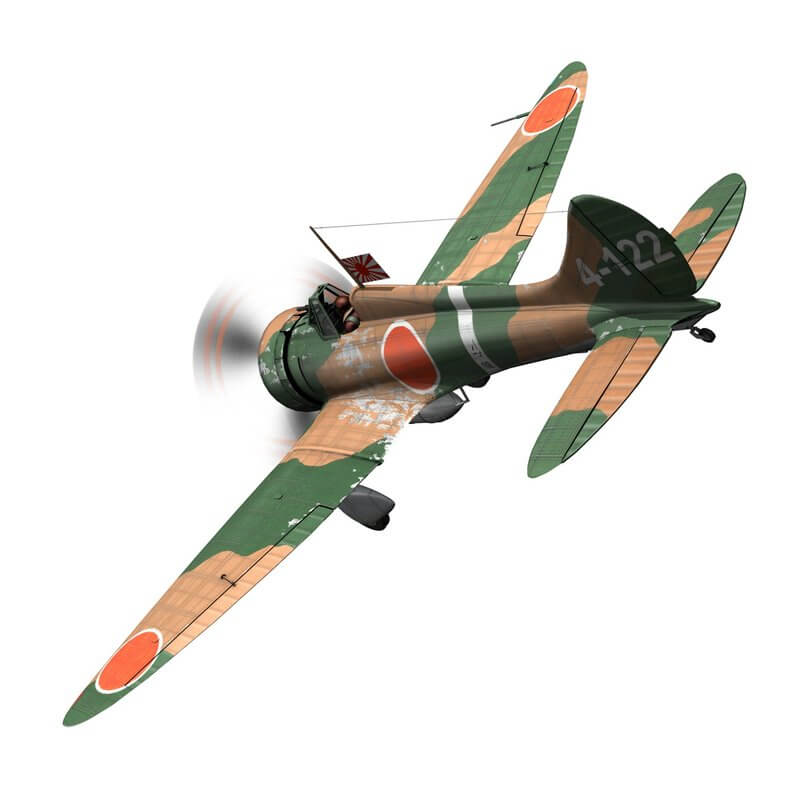 Mitsubishi A5M2 Type96 - Claude 3D Model by panaristi