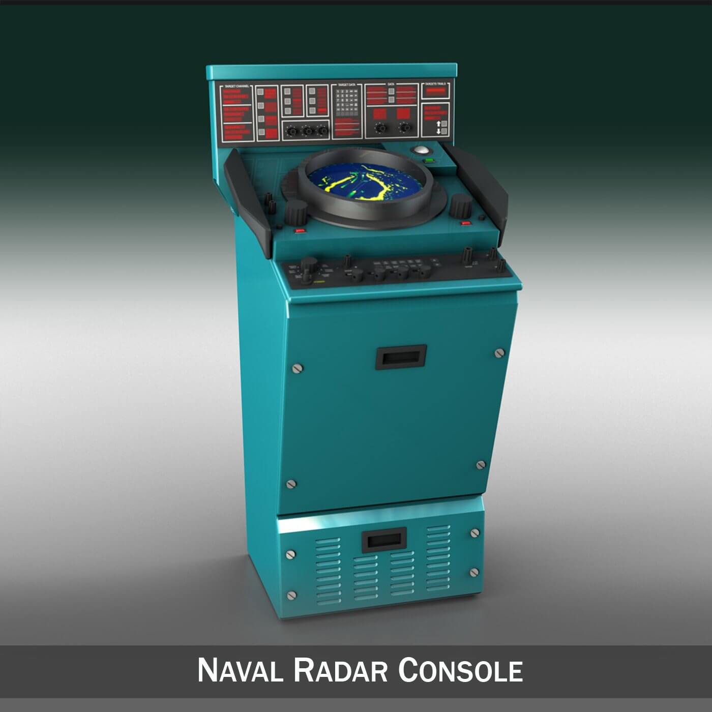 Naval Radar Console - 3D Model by panaristi