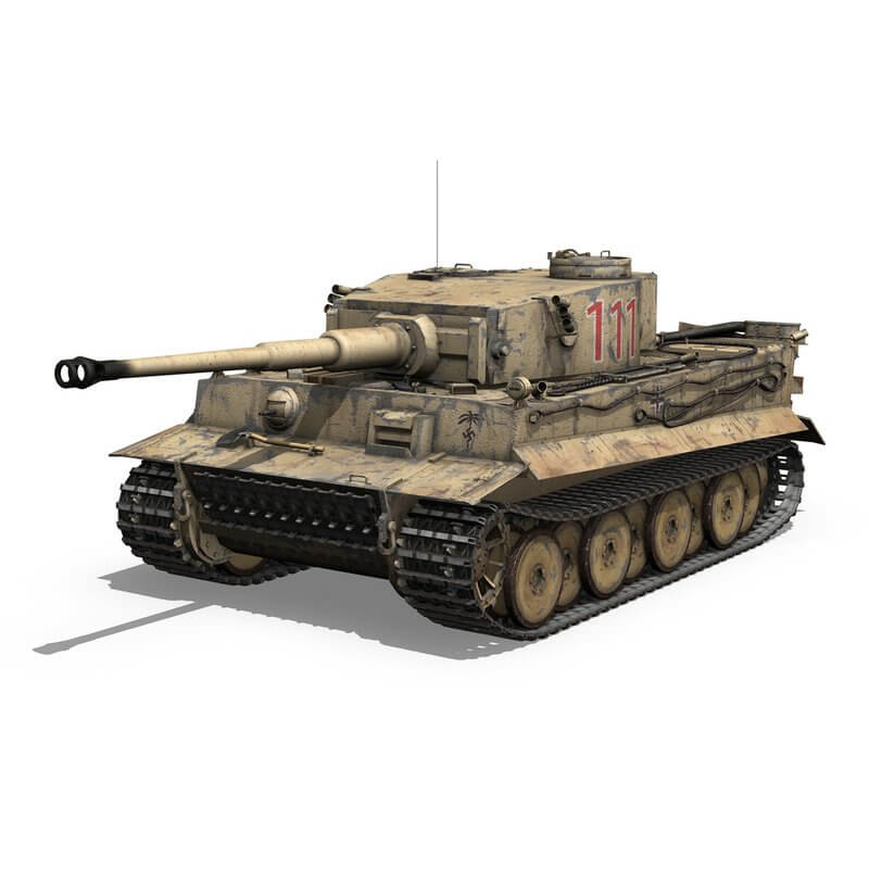 Panzer VI - Tiger - 111 - Early Production 3D Model by panaristi