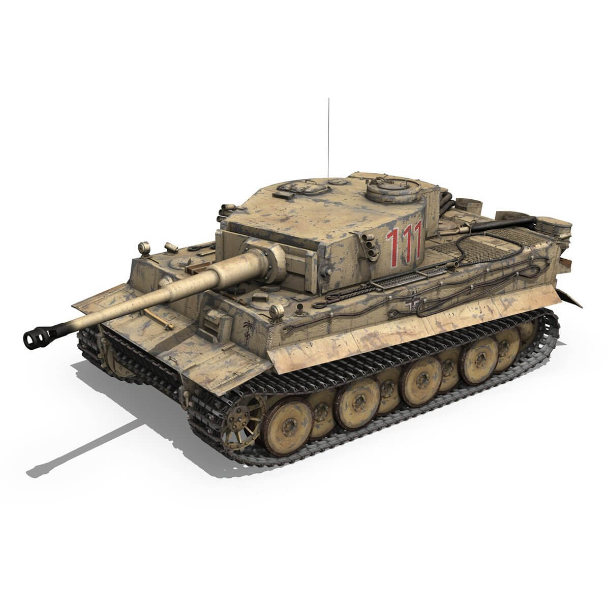 Panzer VI - Tiger - 111 - Early Production 3D Model by panaristi