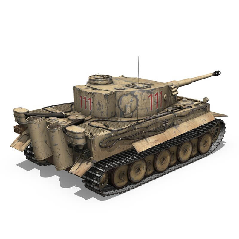 Panzer VI - Tiger - 111 - Early Production 3D Model by panaristi