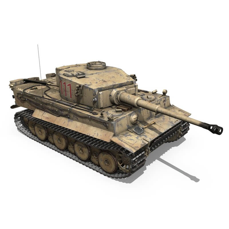 Panzer VI - Tiger - 111 - Early Production 3D Model by panaristi