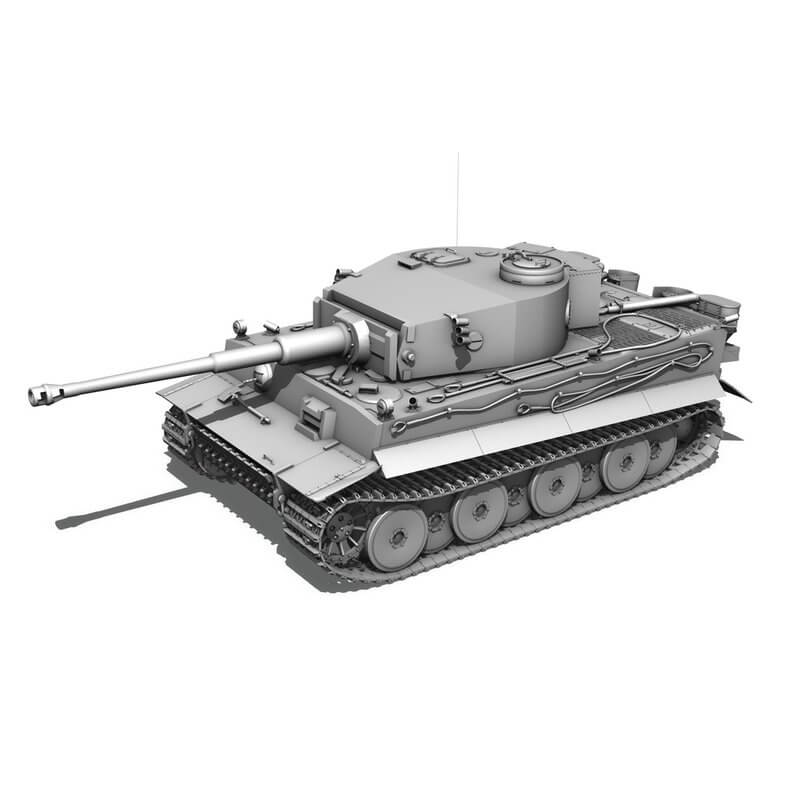 Panzer VI - Tiger - 111 - Early Production 3D Model by panaristi