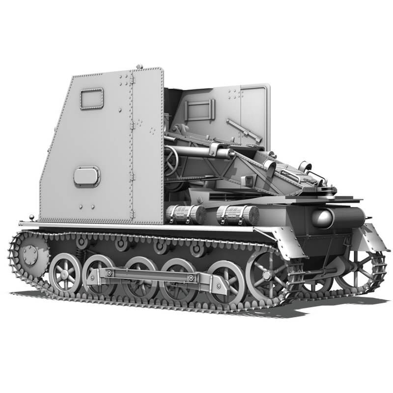 Panzerkampfwagen 1 (Panzer 1) - Collection 3D Model by panaristi