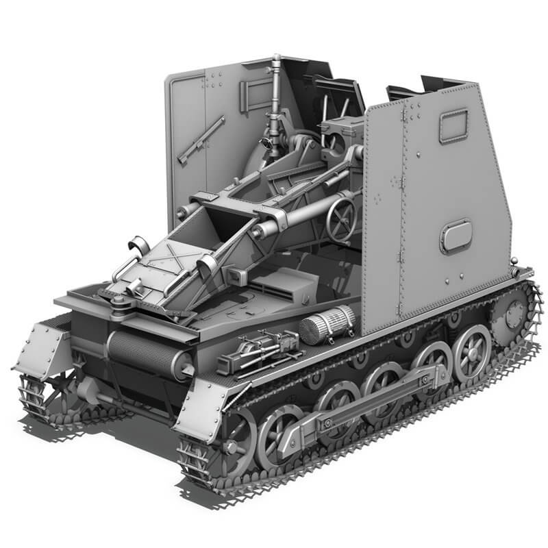 Panzerkampfwagen 1 (Panzer 1) - Collection 3D Model by panaristi