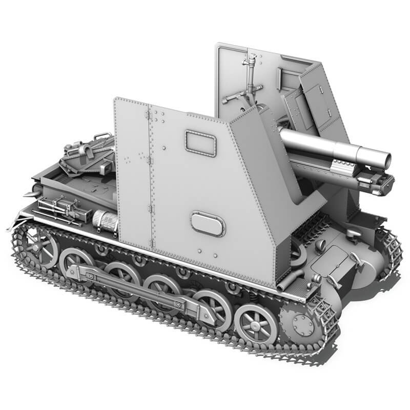 Panzerkampfwagen 1 (Panzer 1) - Collection 3D Model by panaristi