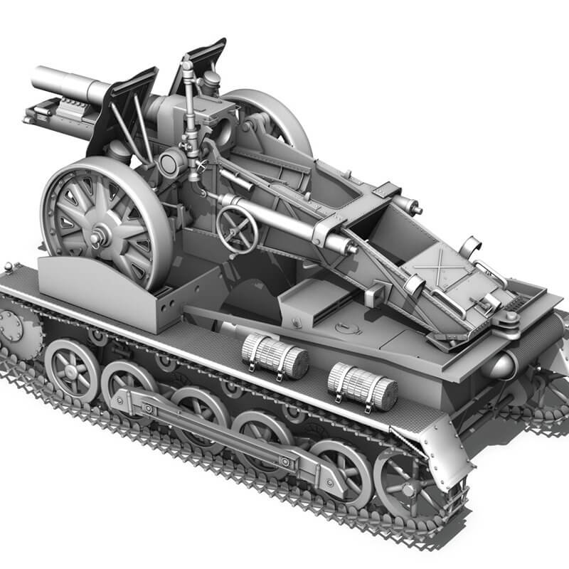 Panzerkampfwagen 1 (Panzer 1) - Collection 3D Model by panaristi
