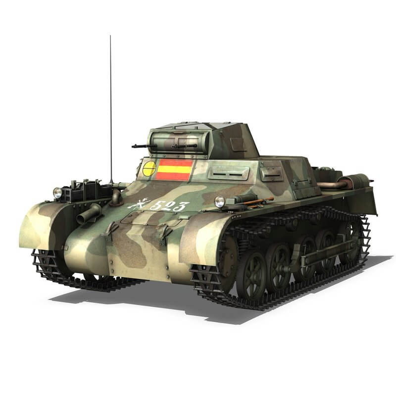 PzKpfw 1 - Panzer 1 - Ausf. A - 523 3D Model by panaristi