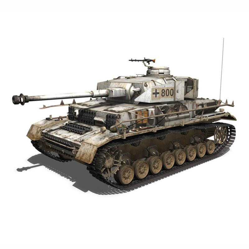 PzKpfw IV - Panzer 4 - Ausf.H - Winterversion 3D Model by panaristi