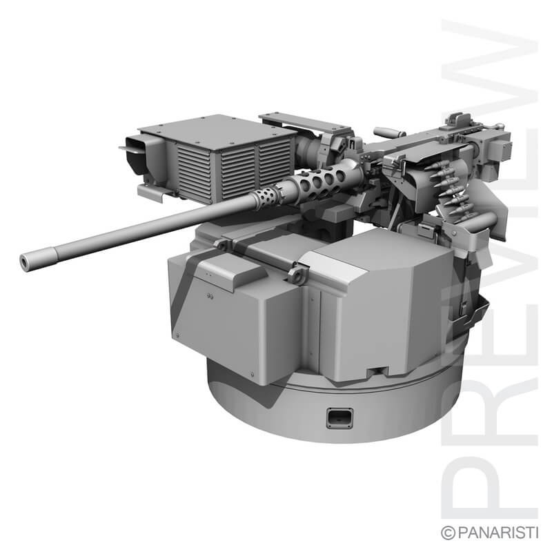 Remote Controlled Weapon Station M2 Browning - 3D Model by panaristi