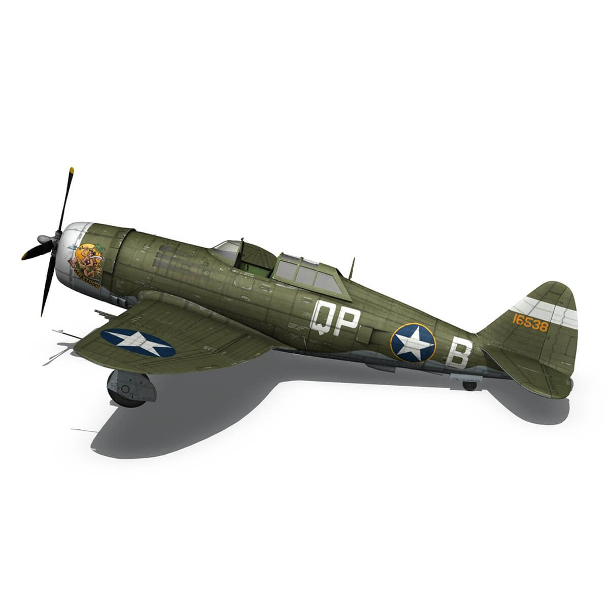 Republic P-47C Thunderbolt - Wela Kahao 3D Model by panaristi
