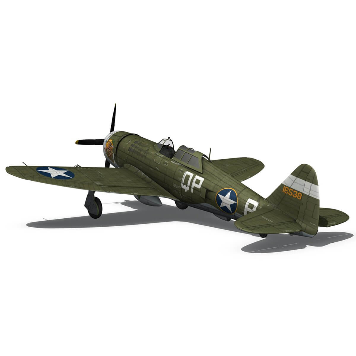 Republic P-47C Thunderbolt - Wela Kahao 3D Model by panaristi