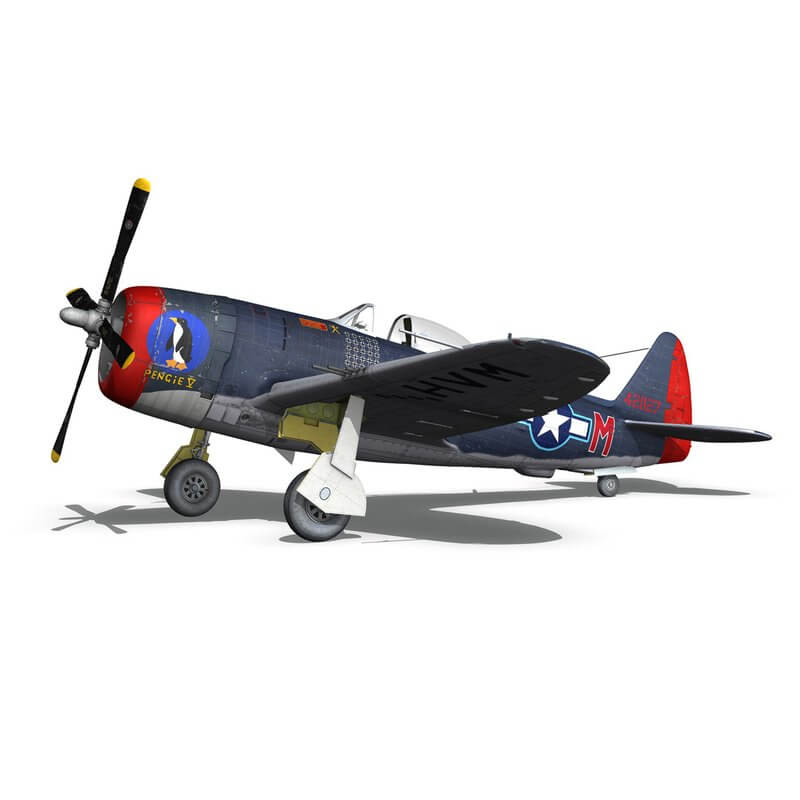 Republic P-47M Thunderbolt - Pengie V 3D Model by panaristi