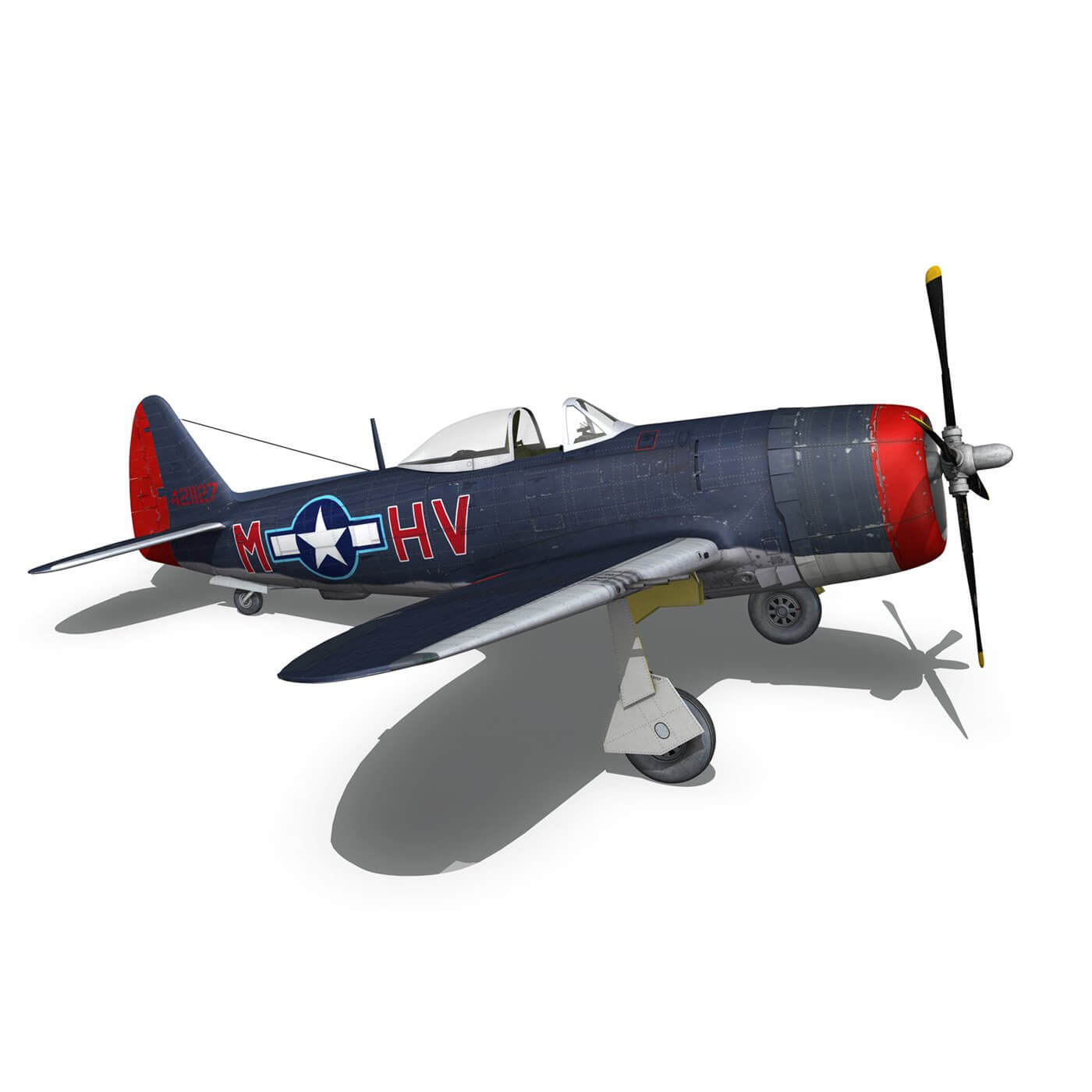 Republic P-47M Thunderbolt - Pengie V 3D Model by panaristi