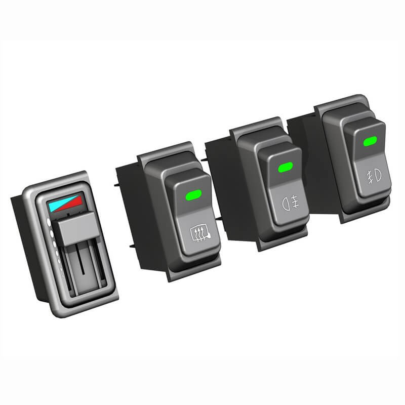 Rocker Switches - 3D Model by panaristi