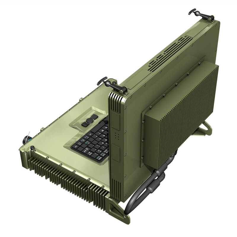 Rugged Military Outdoor Laptop - 3D Model by panaristi
