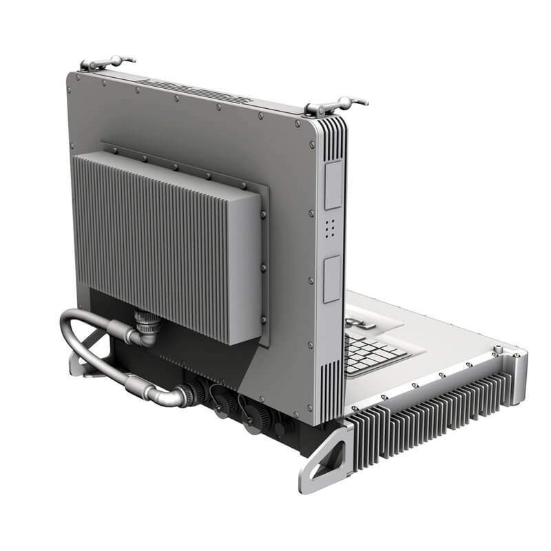 Rugged Military Outdoor Laptop - 3D Model by panaristi