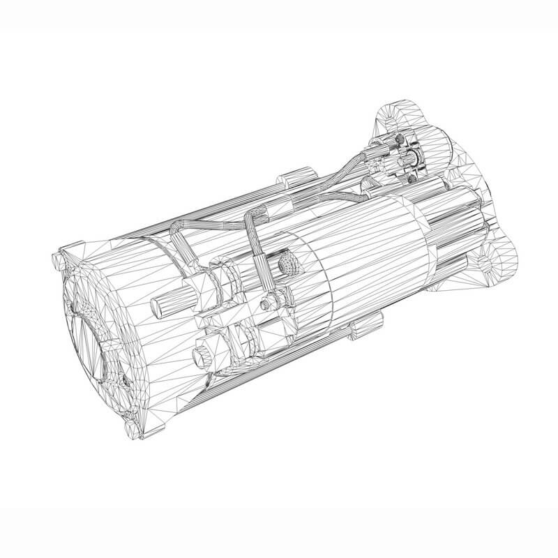 Starter Motor - 3D Model by panaristi