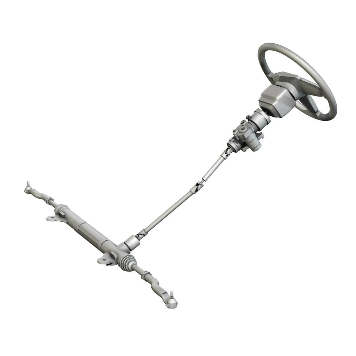 Steering System - 3D Model by panaristi