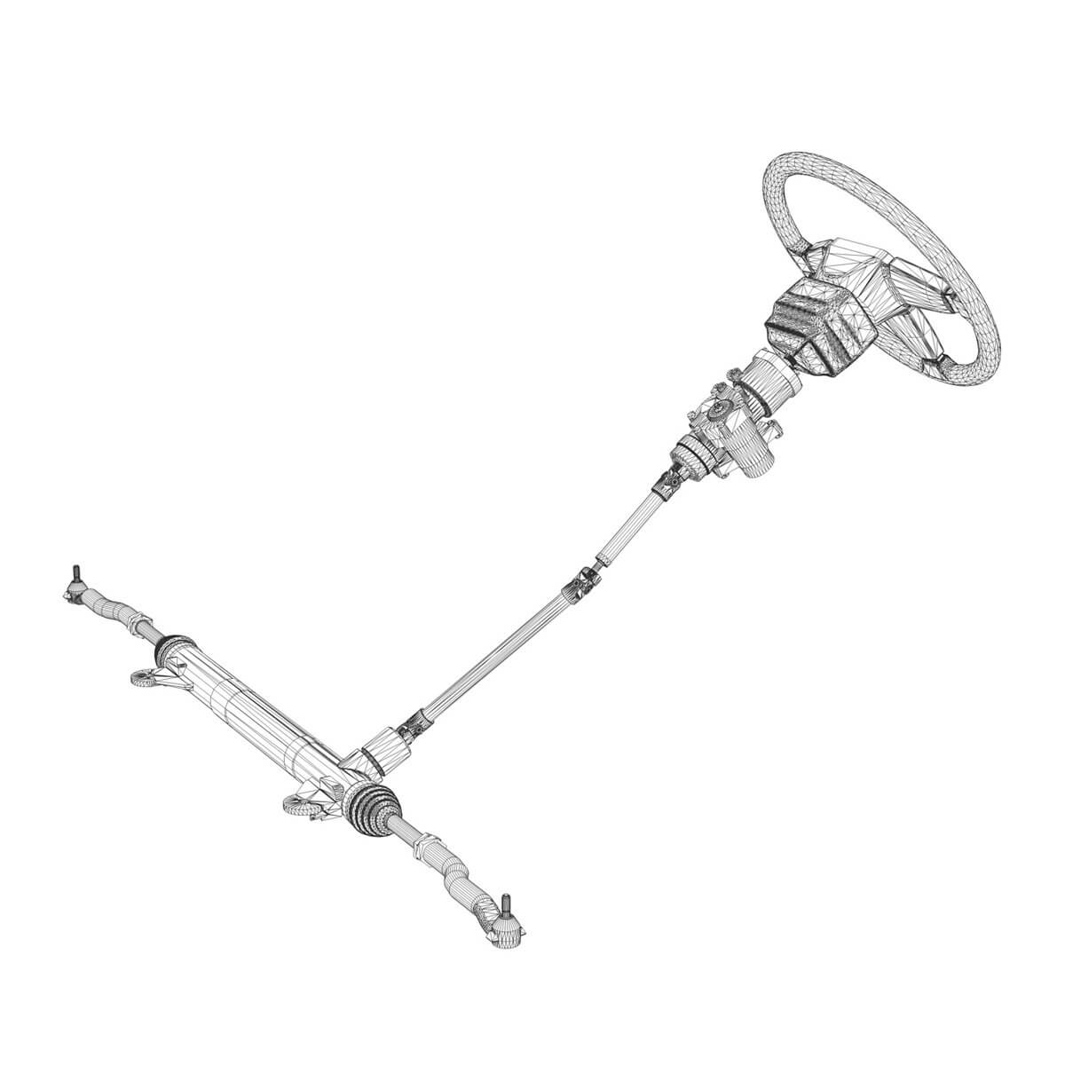 Steering System - 3D Model by panaristi