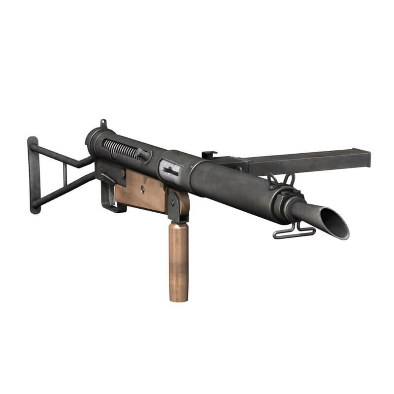 Sten MK.I Submachine Gun - 3D Model by panaristi