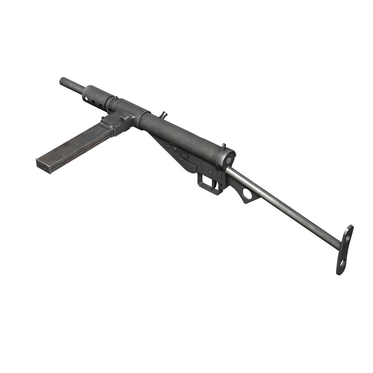 Sten MK.II Submachine Gun - 3D Model by panaristi
