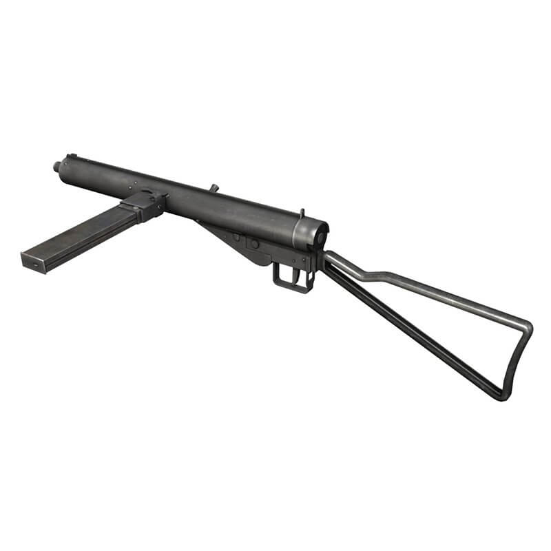 Sten MK.III Submachine Gun - 3D Model by panaristi