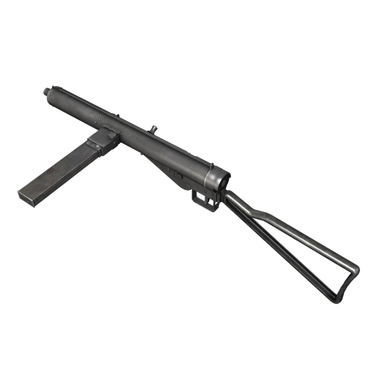 Sten MK.III Submachine Gun - 3D Model by panaristi