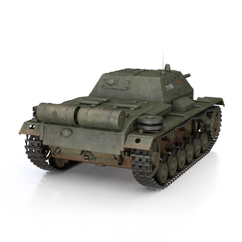 SU-76i - Soviet Assault Gun 3D Model by panaristi