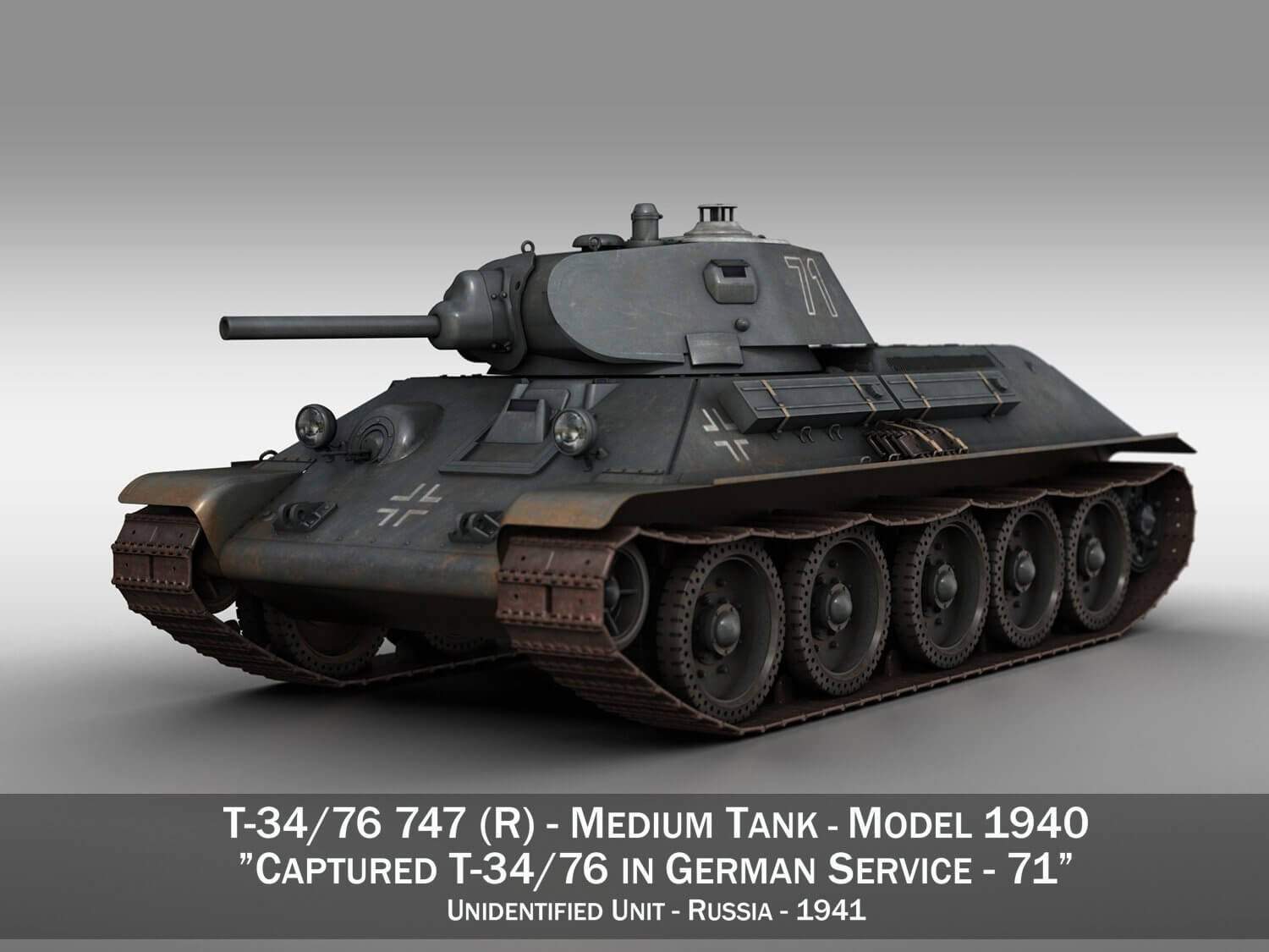 T-34-76 - Model 1940 - Soviet Medium Tank - 71 by panaristi