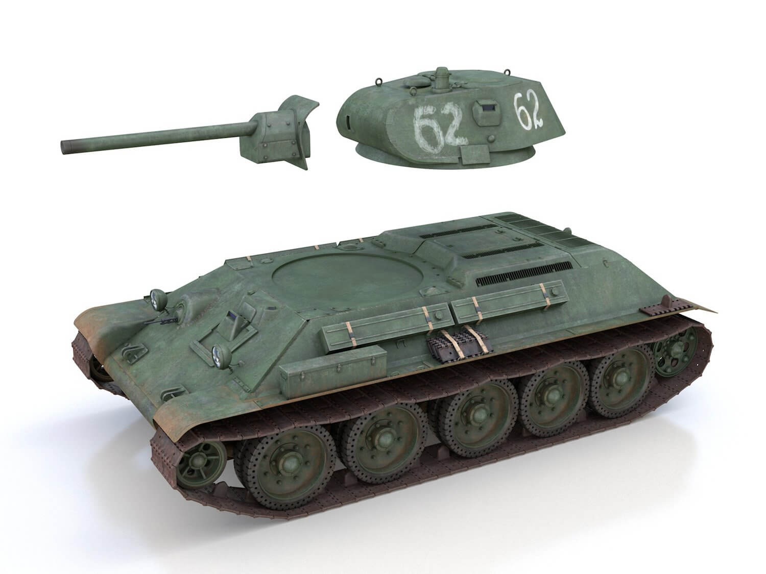 T-34-76 - Model 1941 - Soviet Medium Tank - 62 by panaristi