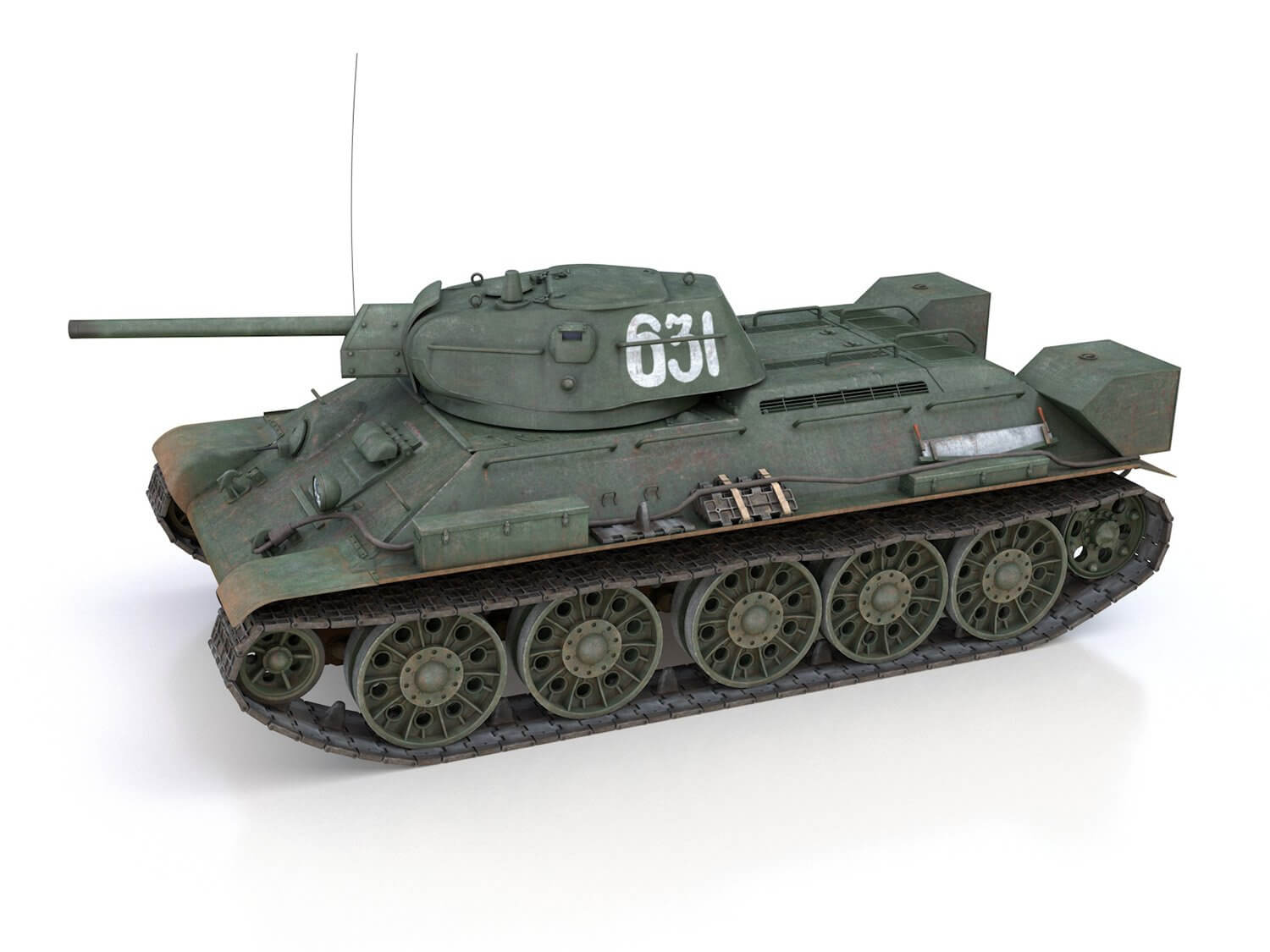 T-34-76 - Model 1942 - Soviet Medium Tank - 631 by panaristi