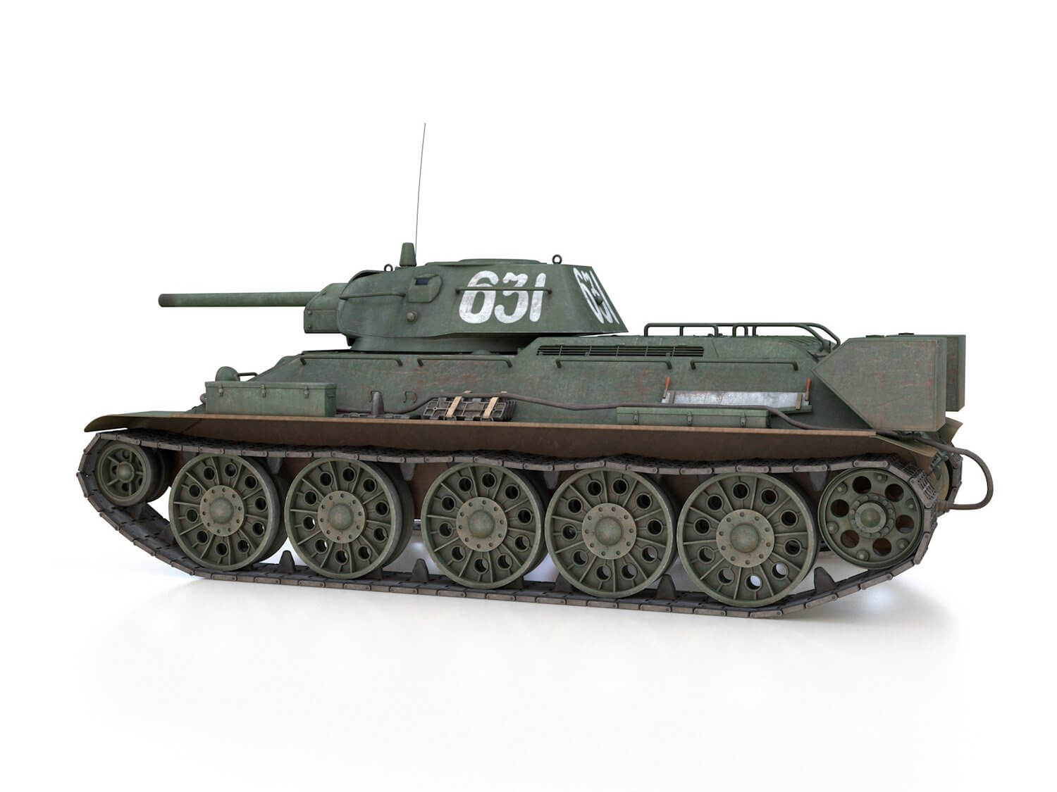 T-34-76 - Model 1942 - Soviet Medium Tank - 631 by panaristi