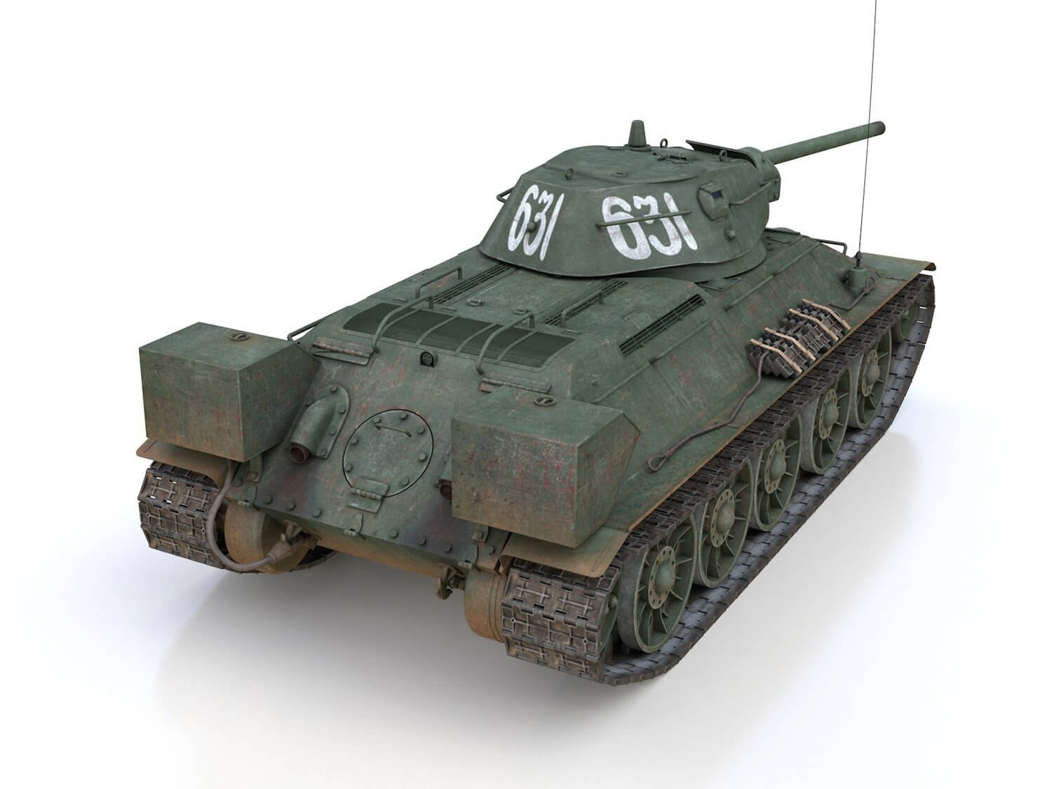 T-34-76 - Model 1942 - Soviet Medium Tank - 631 by panaristi