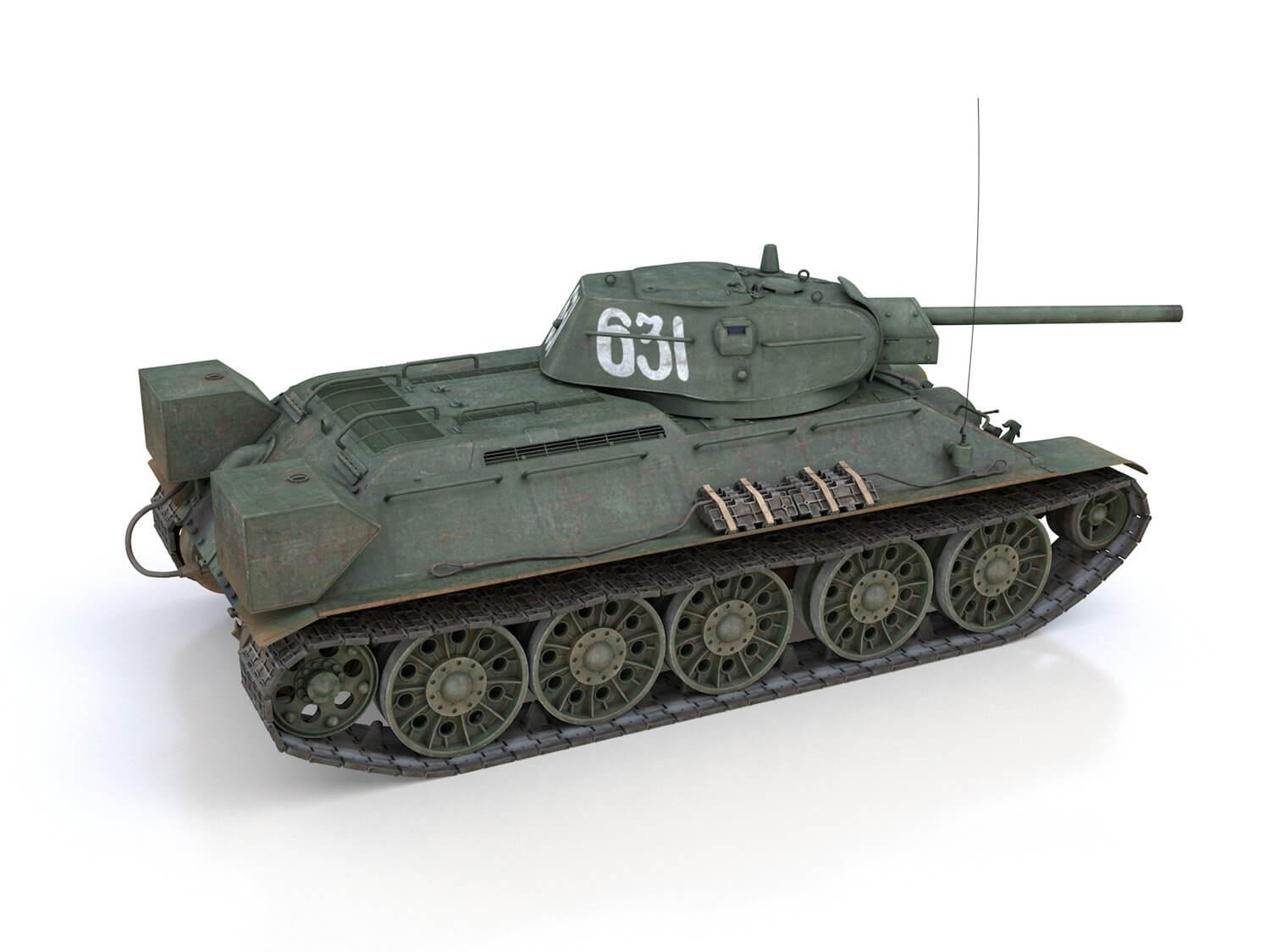 T-34-76 - Model 1942 - Soviet Medium Tank - 631 by panaristi