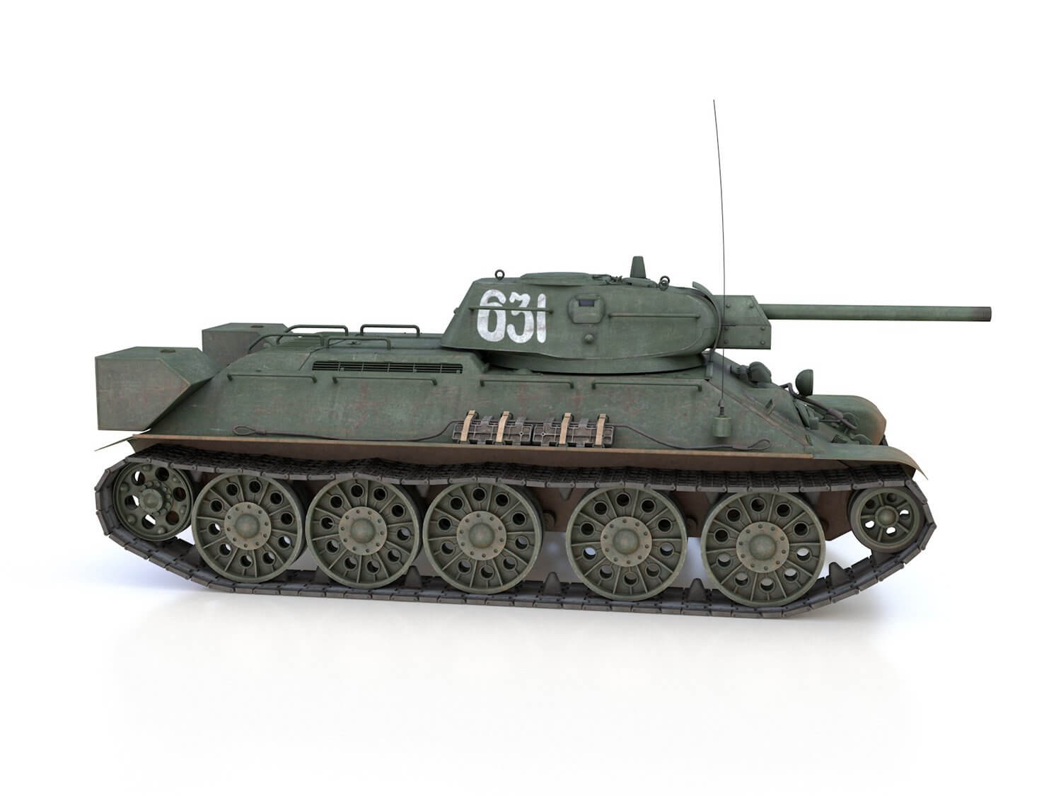 T-34-76 - Model 1942 - Soviet Medium Tank - 631 by panaristi