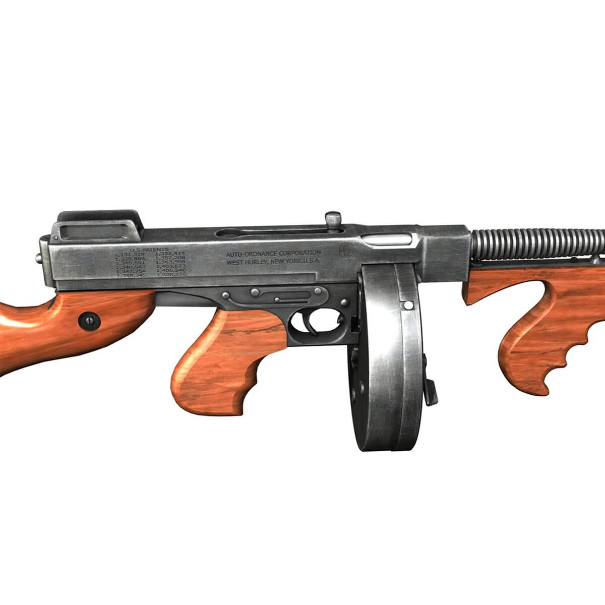 Thompson Model 1928 Submachine Gun by panaristi