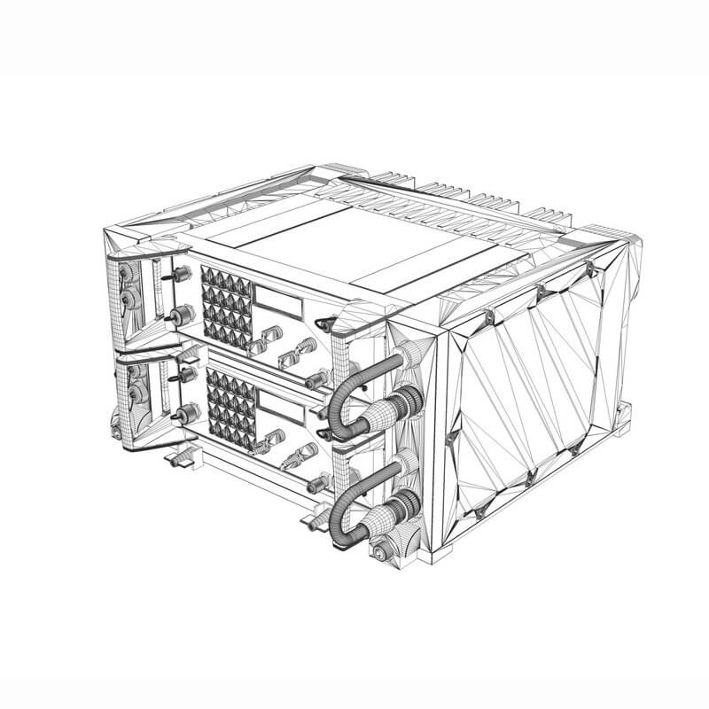UHF Military Radio System - 3D Model by panaristi
